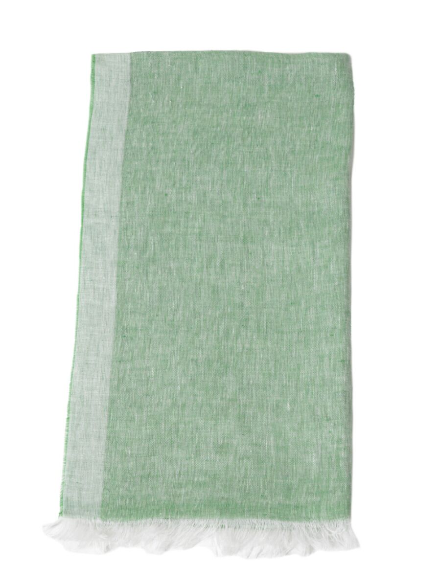 Linen stole - Green